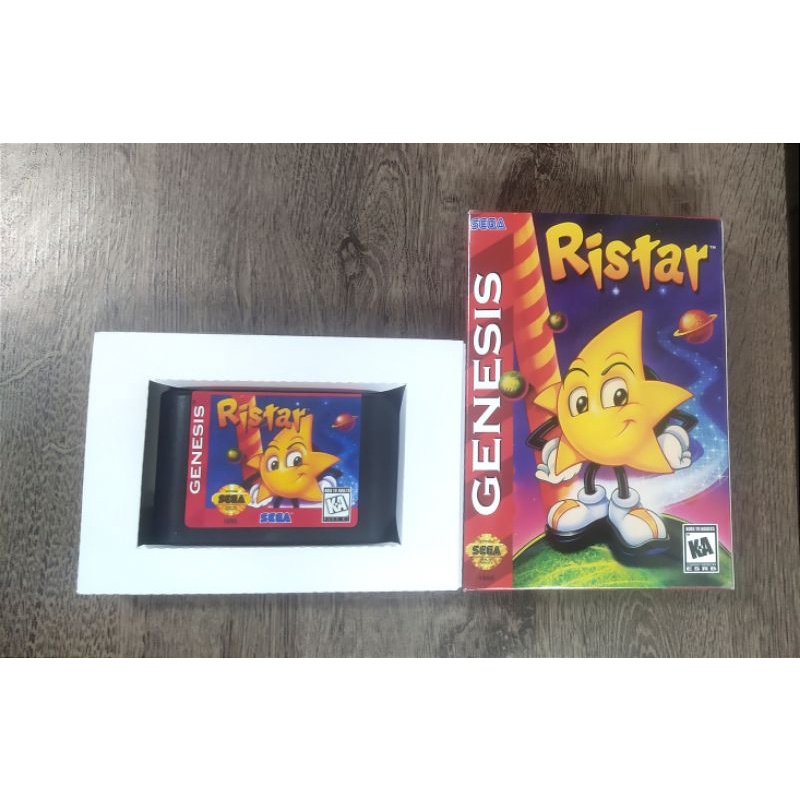 Jogo Ristar para Megadrive com Caixa e Berço. | Shopee Brasil