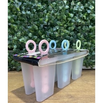 Formas de Sorvete Picolé Caseiro 6 Palitos Coloridos | Shopee Brasil