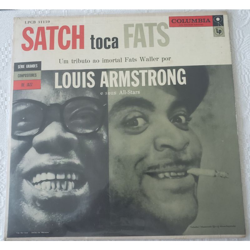 LP/Vinil Louis Armstrong - Satch Fats | Shopee Brasil