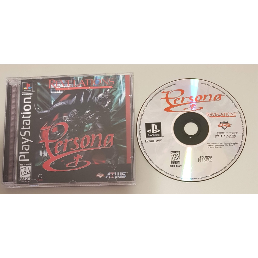 PS1 - Persona 1 Revelations (mídia preta) - Leia a descrição | Shopee ...