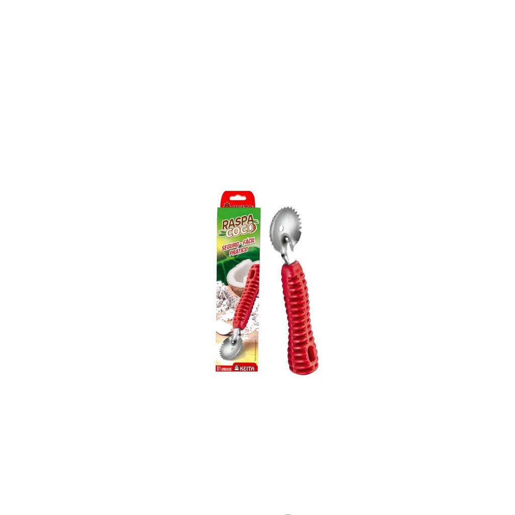Raspa Coco Raspador De Inox Manual Com Cabo Reforçado Keita | Shopee Brasil