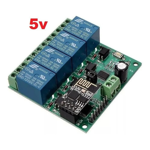 Modulo Relê Wifi 4 Canais Esp8266 Esp01 Esp8266 Esp-01 Wi-fi [ Código 277 ] | Shopee Brasil