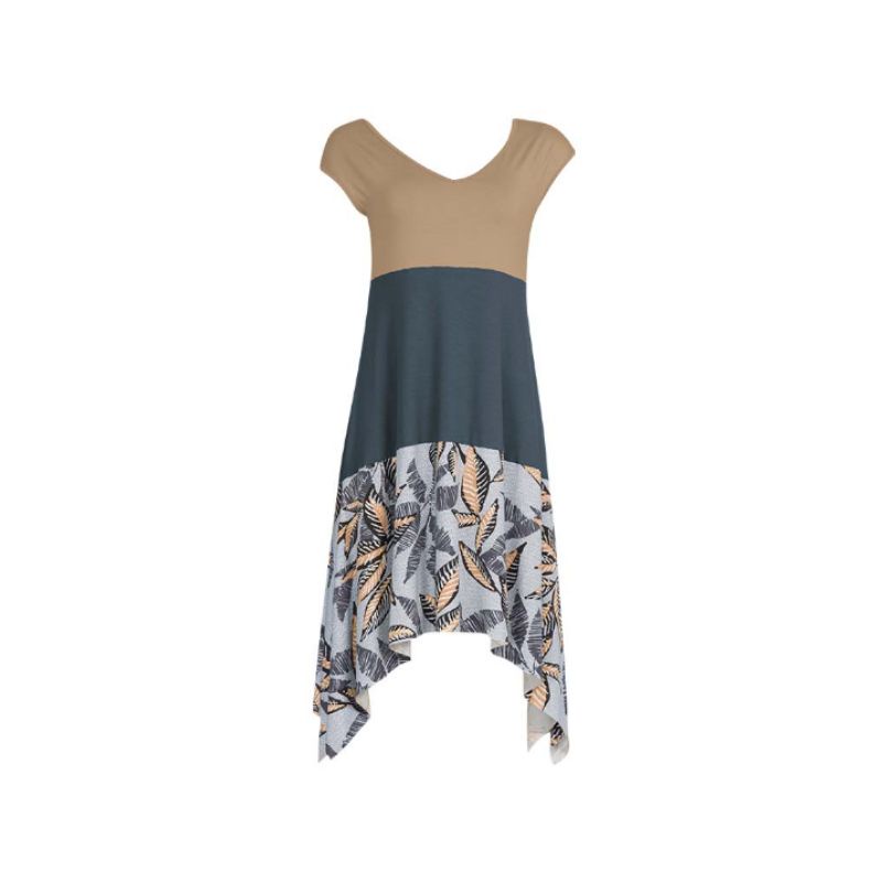 VESTIDO DICORPO COM DECOTE E CAIMENTO EM PONTAS VESTIDO RECORTADO COM ...