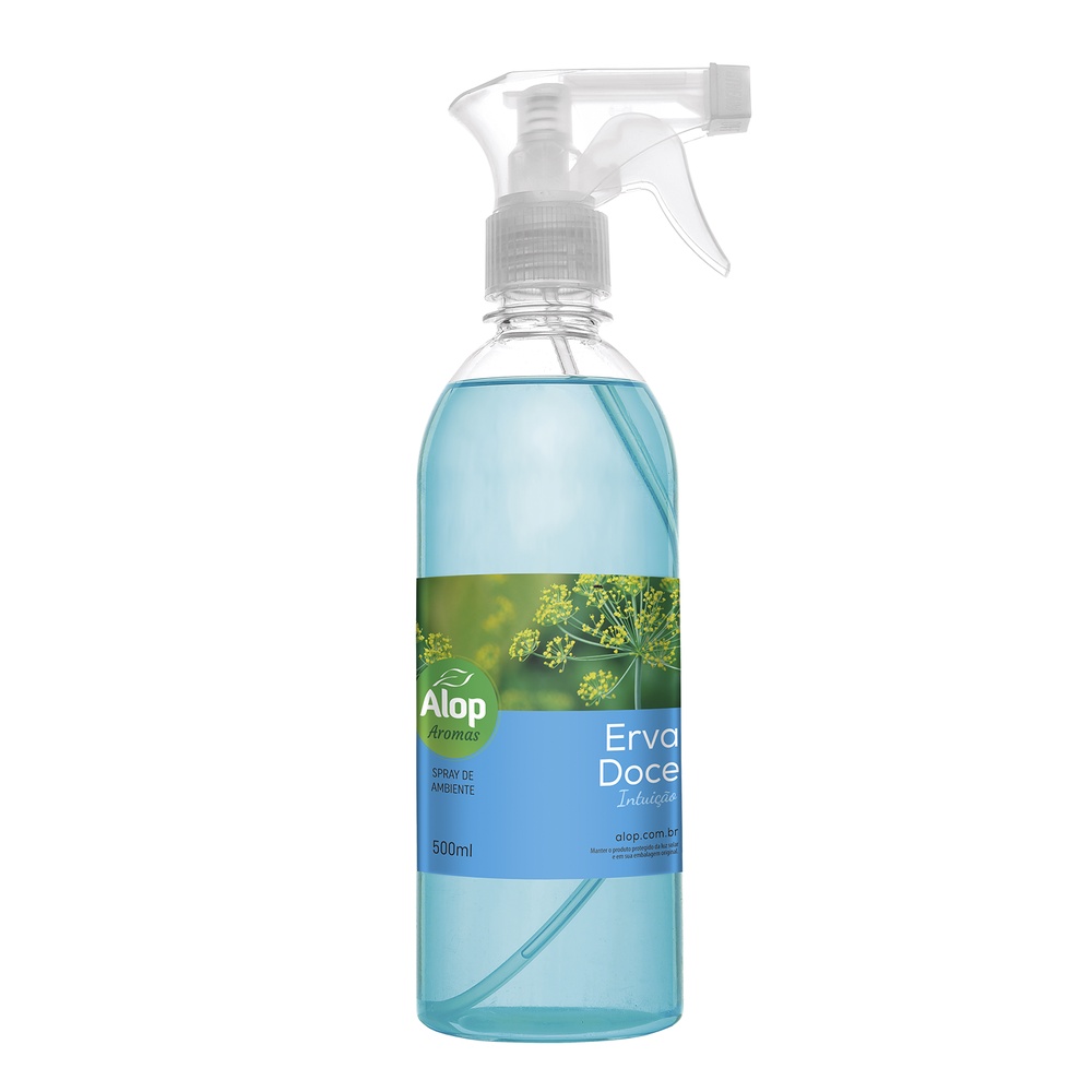 Spray Aromatizador De Ambientes Aroma Erva Doce 500ml | Shopee Brasil