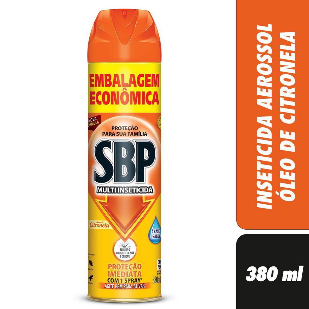 SBP Spray Repelente de Mosquito Muriçoca Pernilongo | 380ML | Óleo de ...