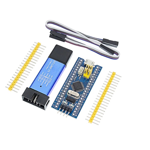 kit stm32f103 c6t6 bluepill+ gravador | Shopee Brasil