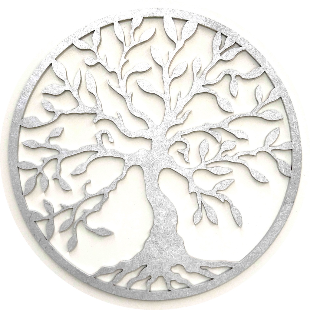 Mandala Árvore Da Vida Vasada Decorativa Aplique Parede 60cm | Shopee ...