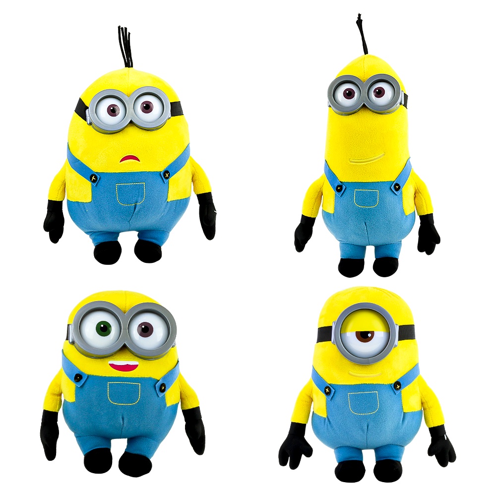 Boneco Pelúcia Minions Bob, Stuart, Otto ou Kevin Médio Fun | Shopee Brasil