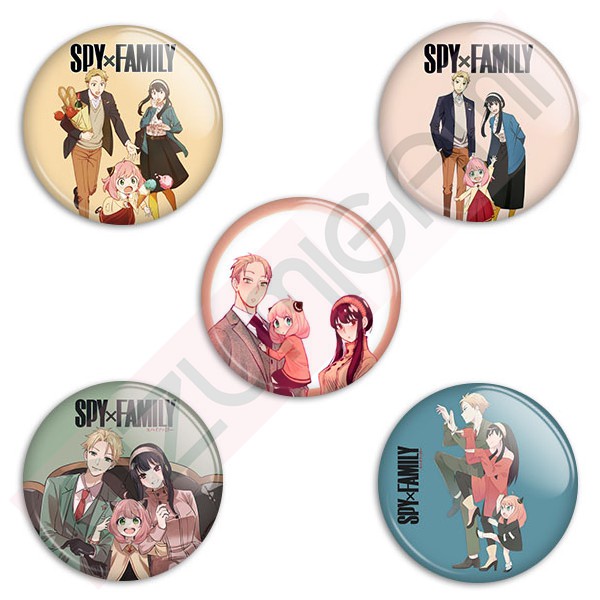 Bottons - Buttons - Botons - Spy x Family - Tam: 4,5cm | Shopee Brasil