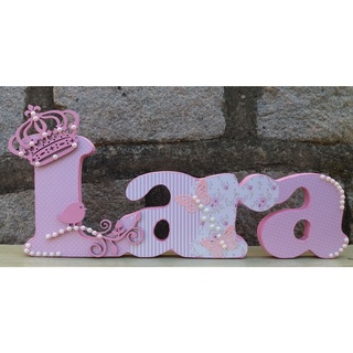Lara nome decorado - nome em mdf personalizado - LARA - Nome Lara ...
