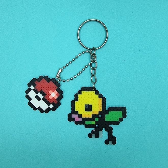 Chaveiro/ Ímã/ Pin/ Bottom Bellsprout - Pokémon - Pixel Art/ Pixel Arte ...