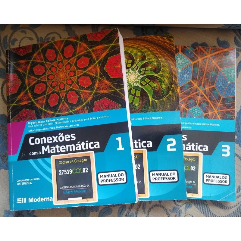 livros - conexões com a matemática - volumes 1,2 e 3. | Shopee Brasil