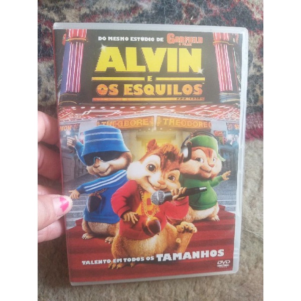 DVD Alvin E Os Esquilos | Shopee Brasil