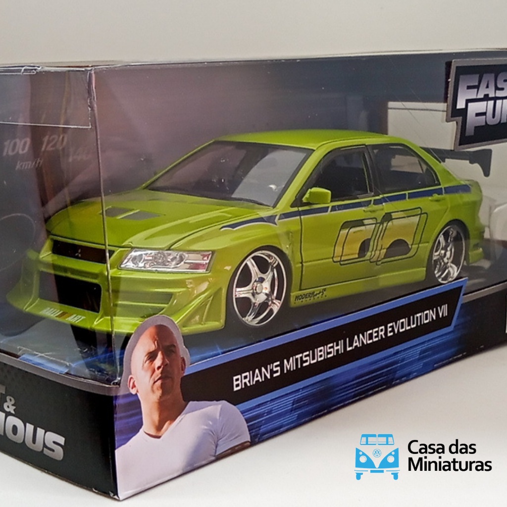 LanceR EVO VII 2002 Brian Velozes e Furiosos Jada Toys 1:24 - LACRADO ...