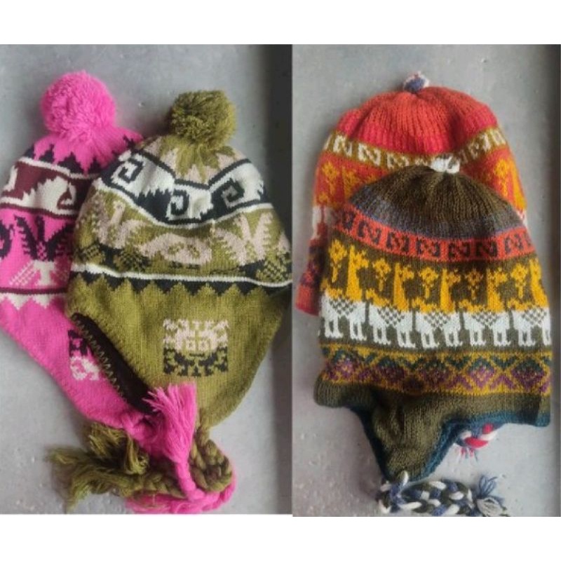 Touca Peruana Gorro Unisex Estilo Chaves Toca Dupla Fácil Com Tapa ...