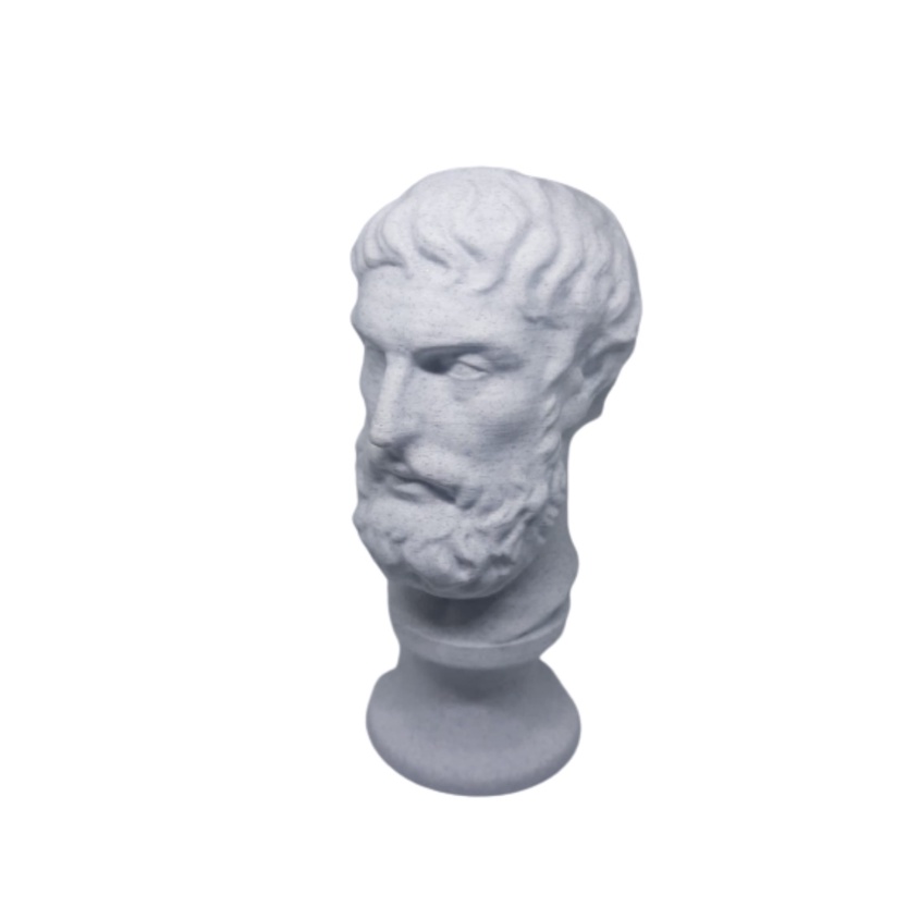Escultura Busto Epicuro Filósofo Grego v2 - 15cm | Shopee Brasil