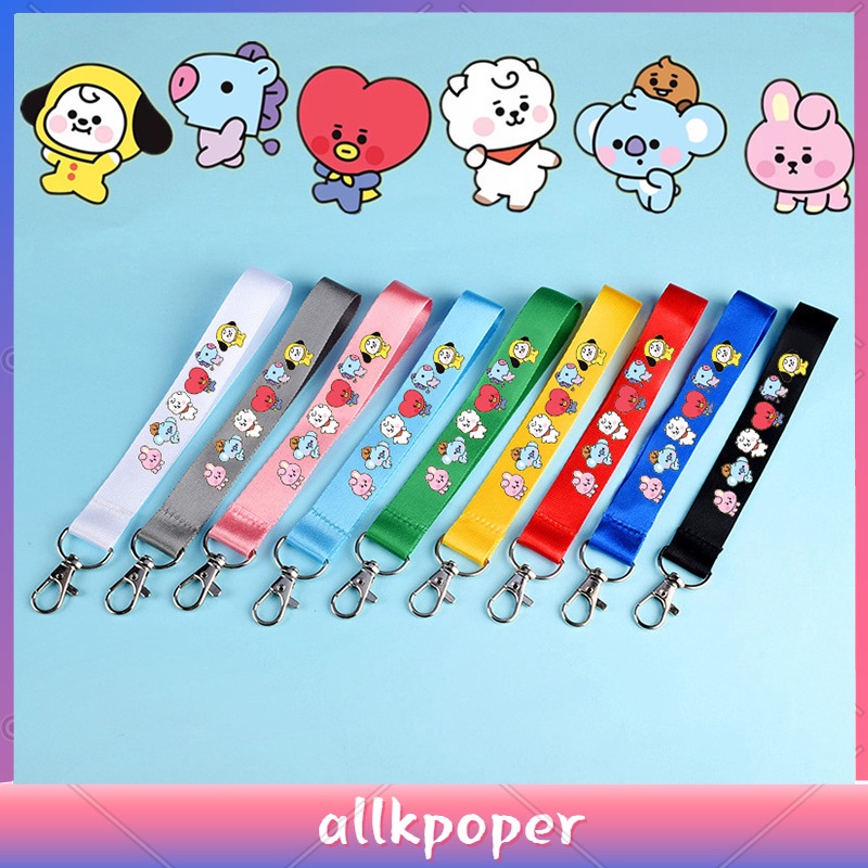 Chaveiro Com Pingente De Desenho KPOP BTS Nome bar TATA/Mochila Escolar ...