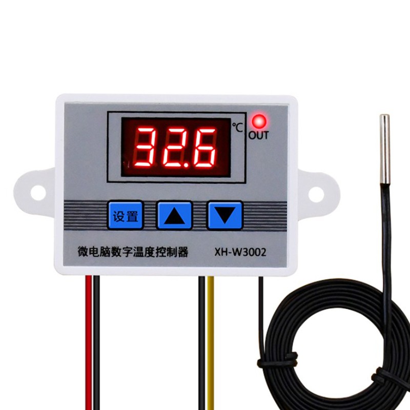 W3002 Digital LED Controlador De Temperatura DC 12V 24V AC 110V-220V 10A Interruptor Controle ...