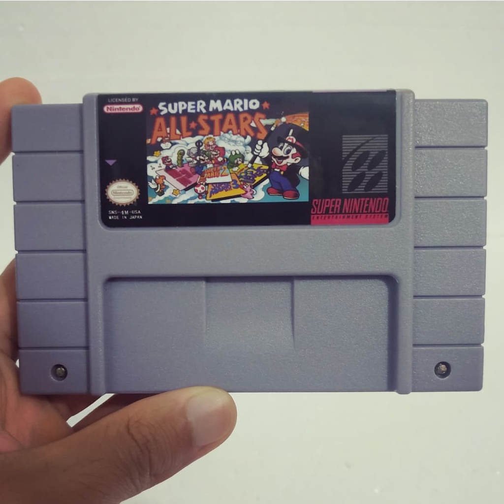 Super Mario All-Stars SNES Super Nintendo Cartucho Americano | Shopee ...