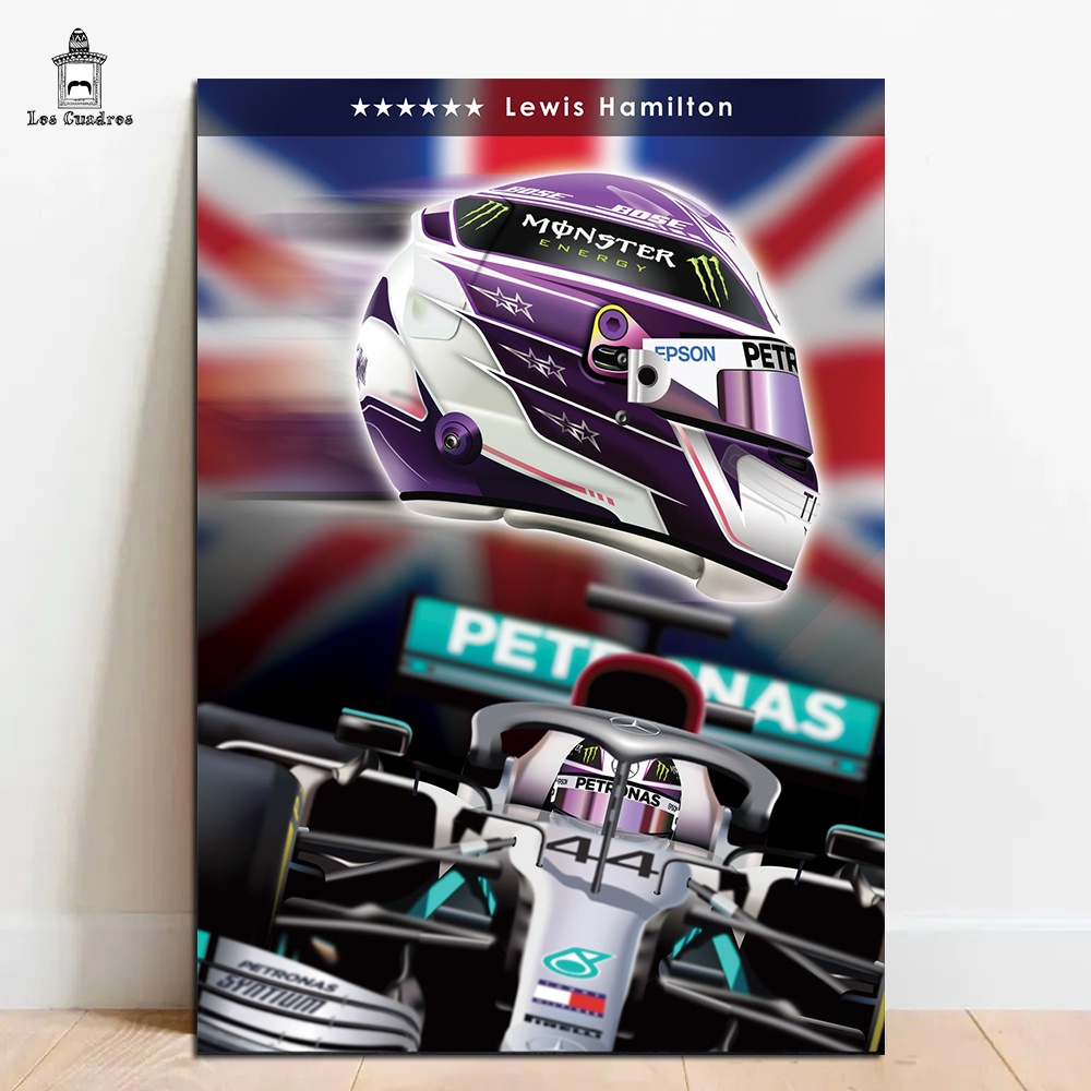 Quadro Decorativo Formula 1 Lewis Hamilton em MDF 28x20cm | Shopee Brasil