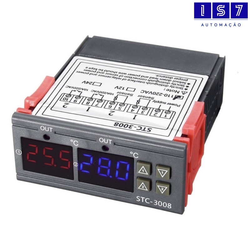 Termostato Digital STC-3008 110v / 220v com 2 Sensores | Shopee Brasil