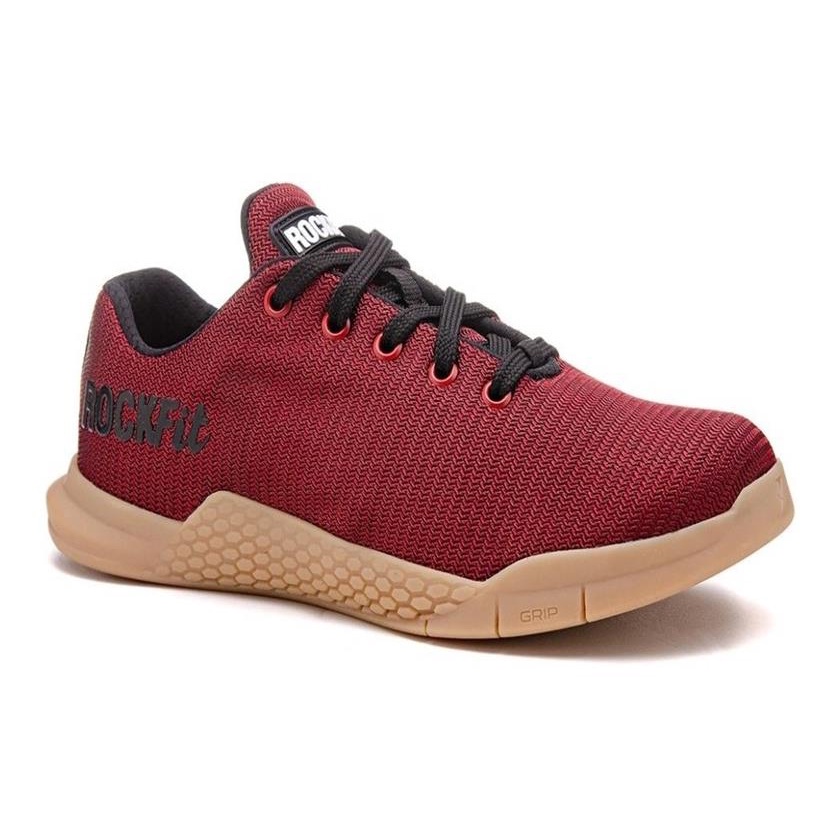 Tênis Para Cross Training Rock Fit Grip 2 Vinho Sola Crepe Calçado de ...