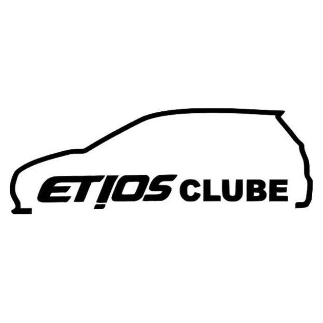 Adesivo Clube Toyota Etios 15x5cm | Shopee Brasil