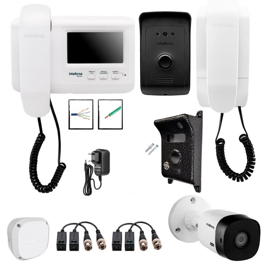 Kit Video Porteiro Camera Extra Extensao pronto pra instalar | Shopee ...