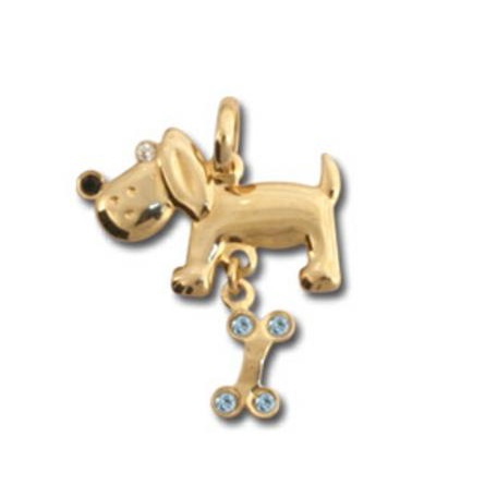Pingente Rommanel Cachorrinho com ossinho - código 523320 | Shopee Brasil