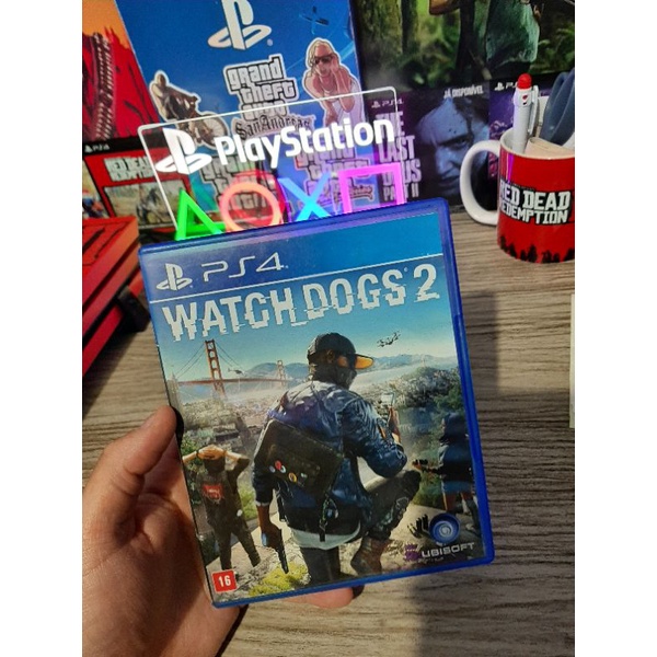 Watch Dogs 2 ps4 Mídia física | Shopee Brasil