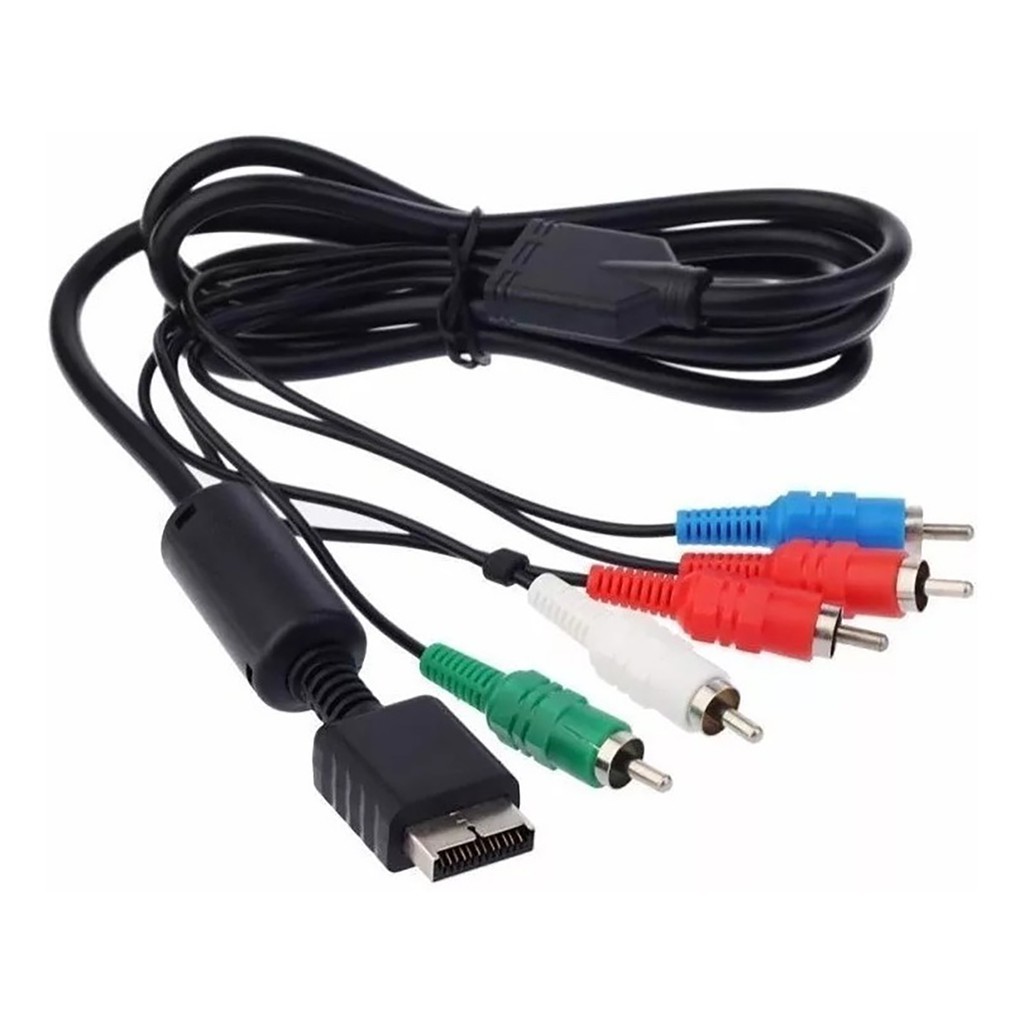 Cabo Video Componente Playstation 2 3 PS1,PS2 ou PS3 Alta Definição ...