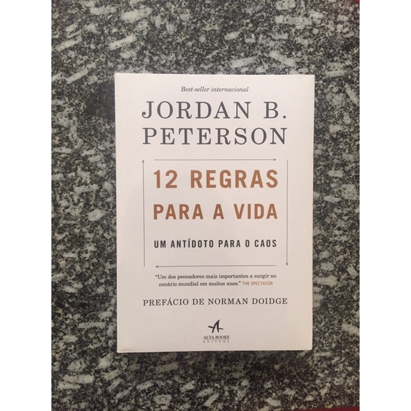 Livro NOVO 12 Regras Para a Vida - Jordan Peterson | Shopee Brasil