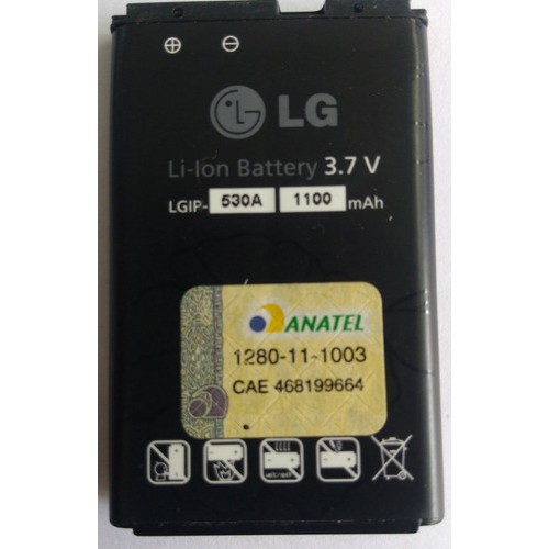 Bateria LG Lgip-530a- X335 A230 A190 Dual L | Shopee Brasil