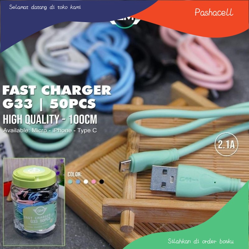 Cabo De Dados Usb G33-100 MICRO ANDROID Carregamento Rápido Célula pasha | Shopee Brasil