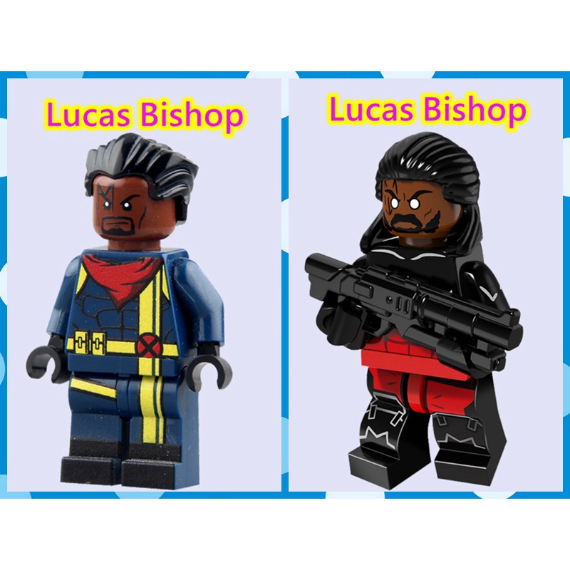 Brinquedos Compatíveis Com LEGO Marvel X-Men Lucas Bishop Infantis Doll ...