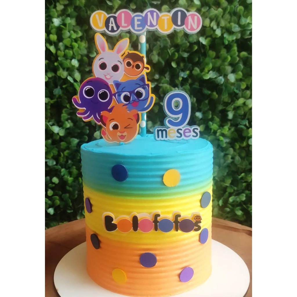 Topo de Bolo Topper de Bolo Bolofofo. - masla.mk