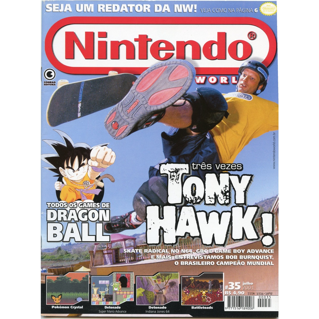 Revista Nintendo World 35 Tony Hawk Dragon Ball Indiana Jones | Shopee ...