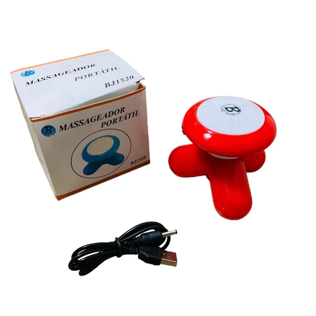 Mini Massageador Portátil Corporal para Relaxamento Tensão Elétrico USB ...