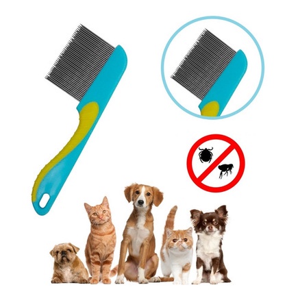 Pente Fino Para Pet Cão Cachorro e Gato AntiPulgas e Carrapatos - Goal ...