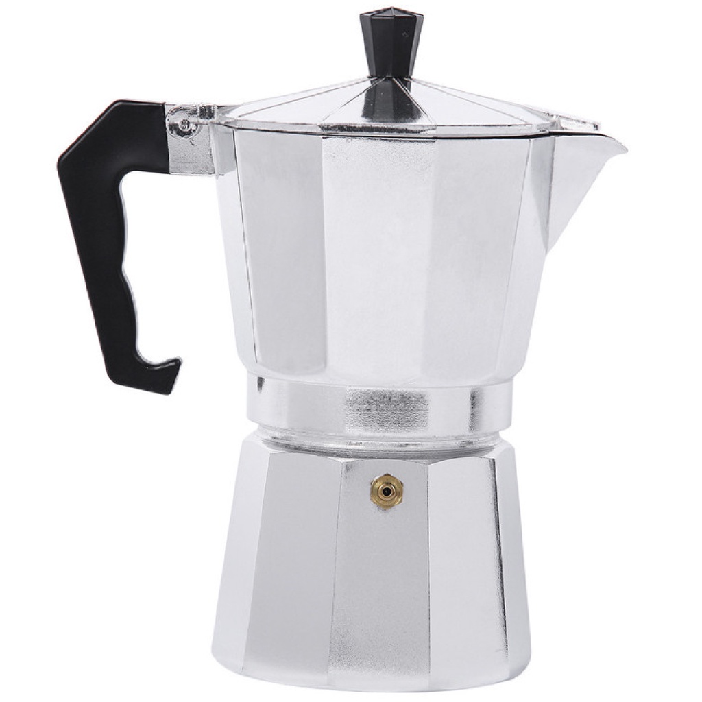 Cafeteira Chaleira Italiana Moka de Fogão Camping Alumínio Inox Express ...