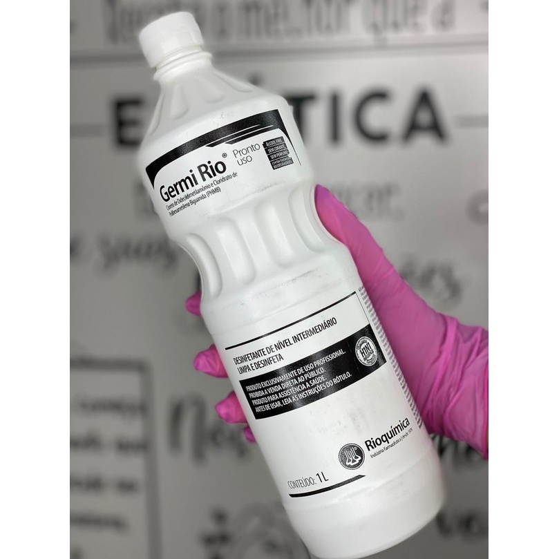 Desinfetante Germi Rio Rioquimica (Pronto para Uso) - 1 litro | Shopee ...