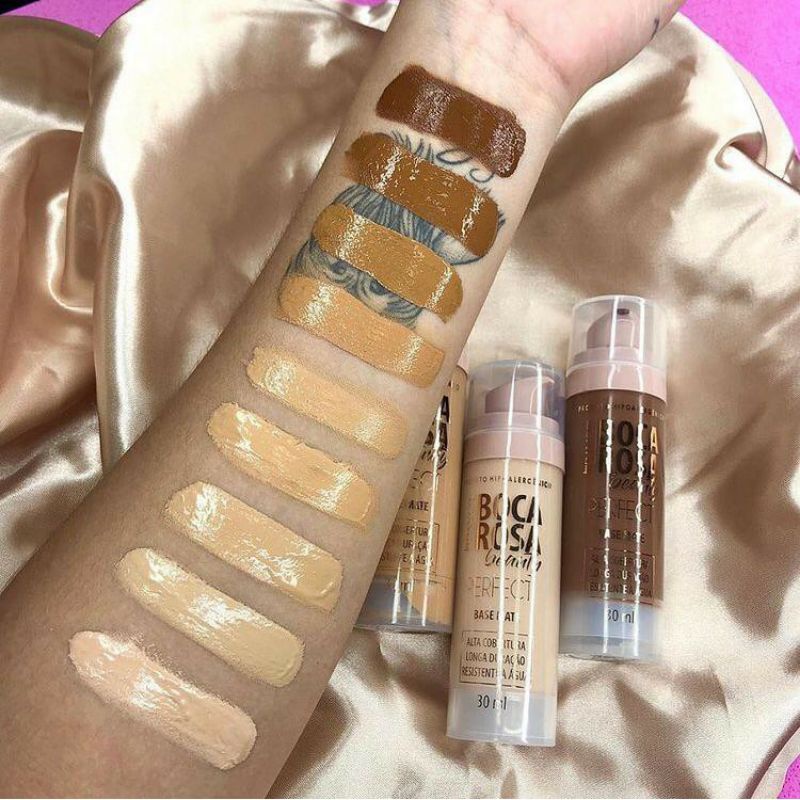Base Líquida Matte Perfect Boca Rosa Beauty Nova Embalagem | Shopee Brasil