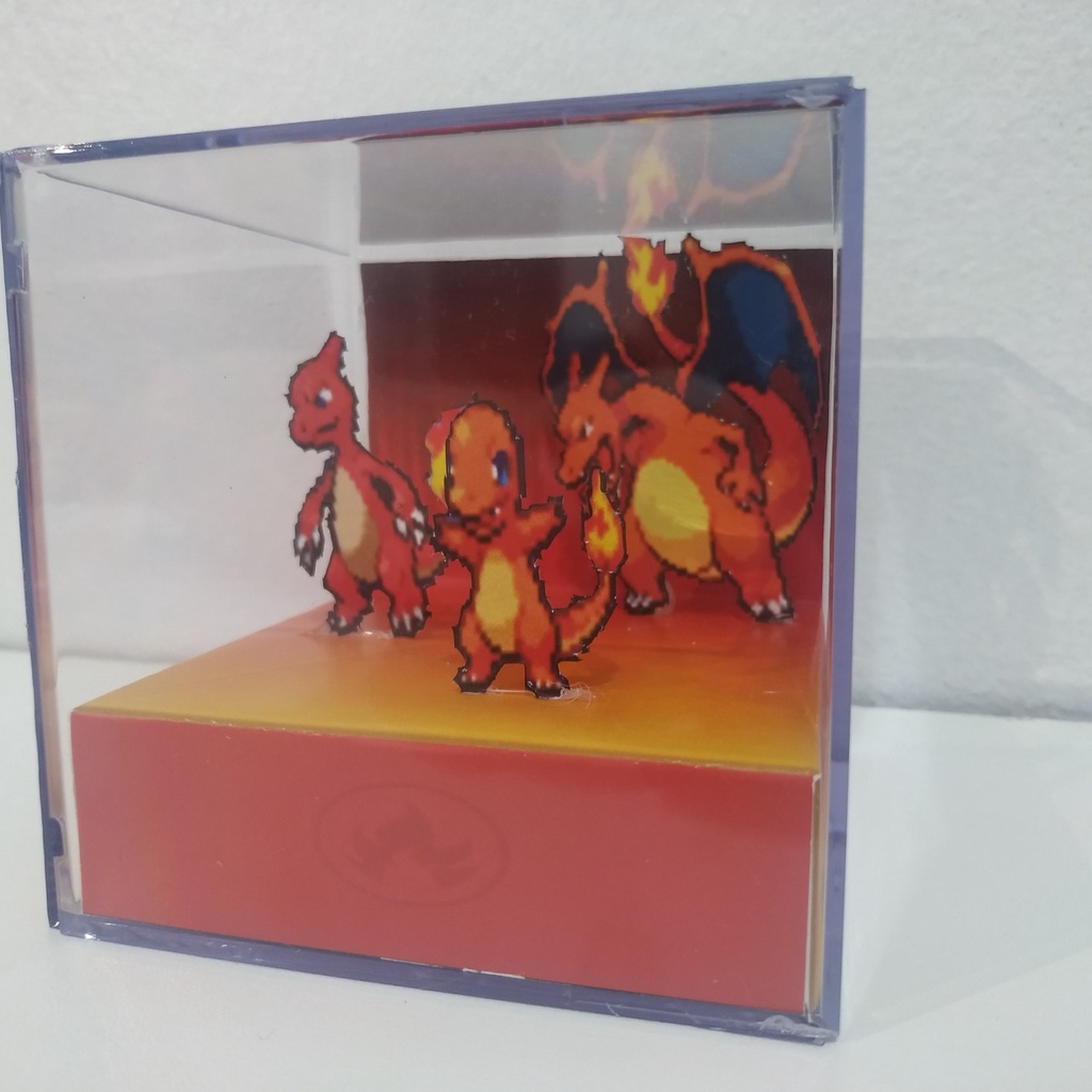 Evoluções Charmander Diorama Cubo | Shopee Brasil