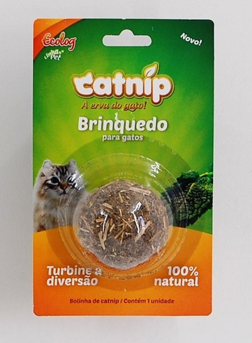 Brinquedo Bolinha Para Gato De Catnip Erva Do Gato Natural | Shopee Brasil