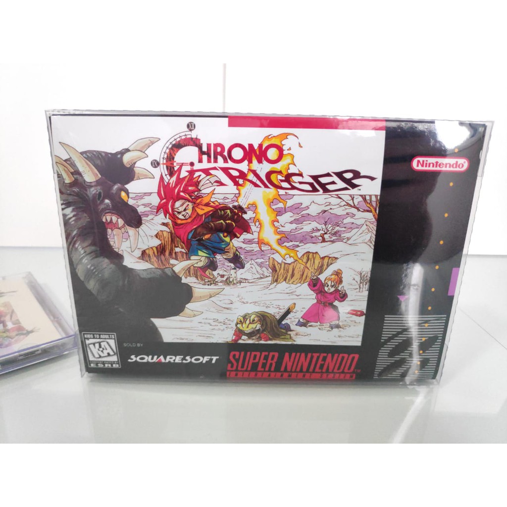 Chrono trigger com caixa e manual e poster | Shopee Brasil