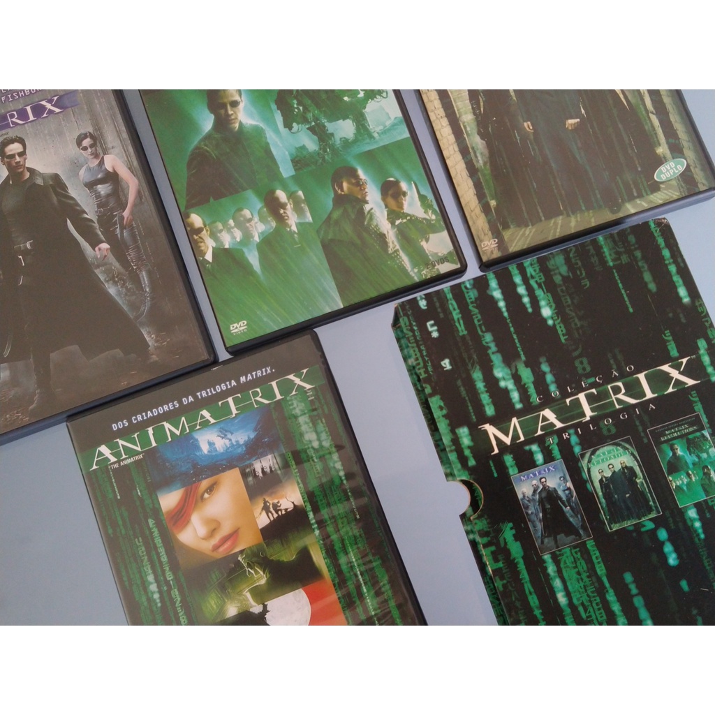 Trilogia Matrix + Animatrix (DVD) | Shopee Brasil