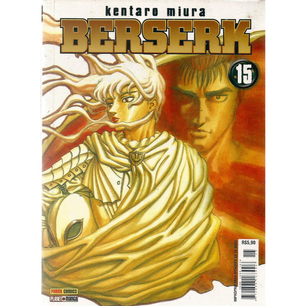 Mangá Berserk 15, Kentaro Miura | Shopee Brasil