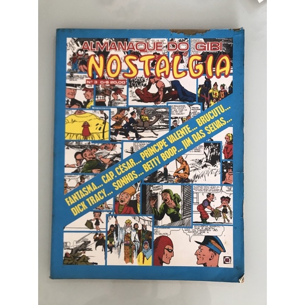 gibi gigante GIBI NOSTALGIA ALMANAQUE 3 tamanho grande hq quadrinho ...