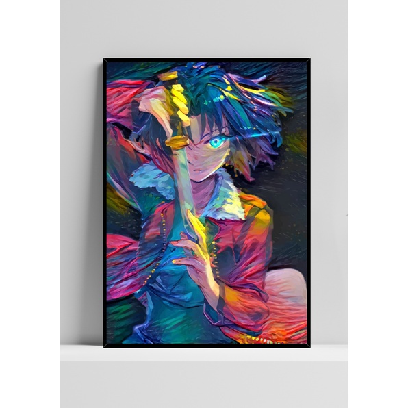 Quadro De Mdf Poster Moldura Anime Mangá Kara No Kyoukai Shiki