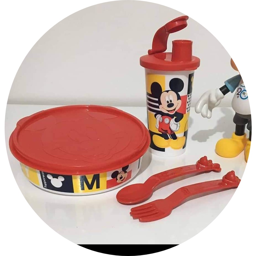Conjunto kit mickey tupperware | Shopee Brasil